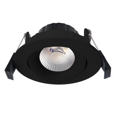 China Black Color Frame 8W COB LED Spot Light 700lm LED Downlight Spotlight for sale