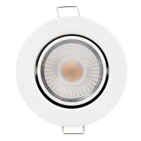 China 470lm 3000k Tilt LED Downlight Adjustable Recessed Ceiling Lights for sale