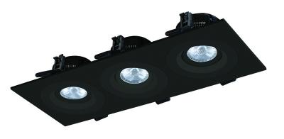 China 3x8W Rectangular LED Downlight Ceiling Recessed 220-240V IP44 Dimmable for sale