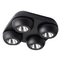 China Surface Mounted 4x10W LED Ceiling Downlight 80lm/W 360 Rotatable for sale
