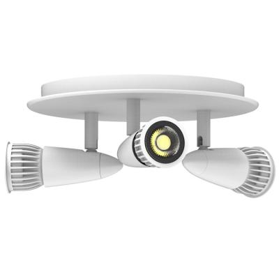 China Modern High Lumen 1500lm GU10 LED Track Lighting 3x5W for sale