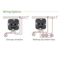 China Digital Universal 300W Trailing Edge Dimmer Switch for LED Lights 3W Min Load for sale