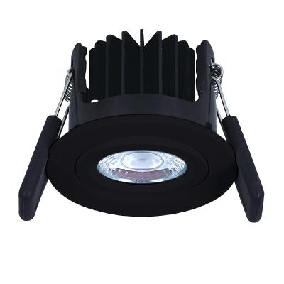 China Brushed Nickel MR16 Size Tilt LED Downlight For Wardrobes for sale