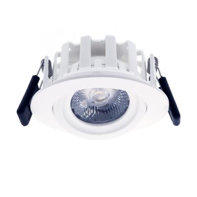 China Recessed 700lm LED Dimmable Ceiling Light 8W Tunable White 360° Tilt Downlight for sale