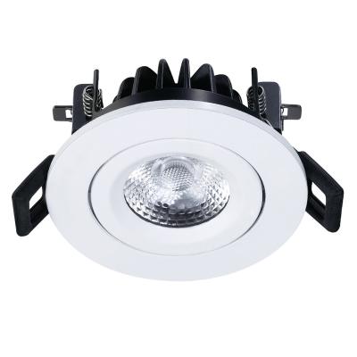 China Smart Spring Adjustable 10W COB LED Downlight 600 Lumen Dimmable 83mm Cutout for sale