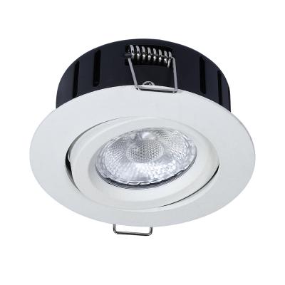 China Tiltable 360lm LED Recessed Spot Light Warm White 2800K for sale