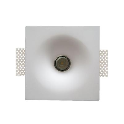 China IP20 GU10 Trimless Square Recessed Lighting With Round Curve for sale