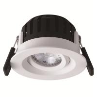 China Ra80 8W Dimmable LED Downlight 530lm 40° Beam Angle Adjustable 360° Tilt for sale