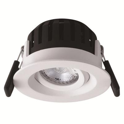 China Ra80 8W Dimmable LED Downlight 530lm 40° Beam Angle Adjustable 360° Tilt for sale