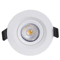 China Ra80 8W Dimmable LED Downlight 530lm 40° Beam Angle Adjustable 360° Tilt for sale