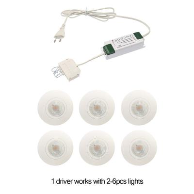 China Undermount LED Cabinet Spotlight 3w With 1 Driver Works 2 - 6pcs for sale