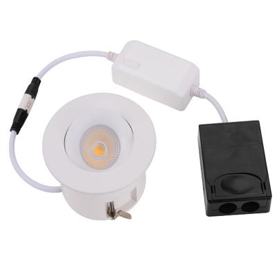 China Workable With 16mm Pipe Connection Downlight 360 Degree Rotatable For Sweden Denmark for sale