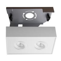 China 360 Degree Rotation Surface Mounted Square LED Downlight 8W 620lm IP44 Dimmable for sale