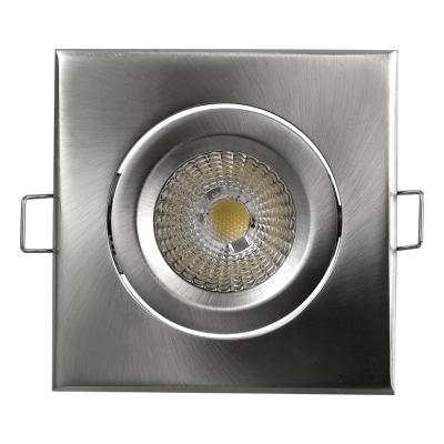 China Fire Proof Square Downlight 5 Years Warranty Dimmable Cob Spotlight for sale