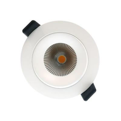 China 360 Degree Rotating Nordic Gyro Downlight 8W Dim2Warm Warm Dimming COB LED 600lm for sale