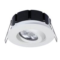 China IP65 Waterproof 6W Tilt LED Downlight 85mm Cutout 41mm Depth Dimmable for sale