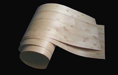 China Brown Color Carbonize Horizontal Bamboo Veneer Sheet For Decoration for sale