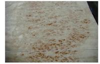 China European White Maple Burl Wood Veneer Sheets - 0.50mm Thickness, 120mm+ Width for Hotel Decoration for sale