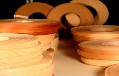 China 0.5mm Furniture Wood Edge Banding Veneer for MDF - 200m Length, 10-200mm Width Options in AA/A/B Grades for sale