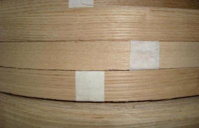 China Natural Ash Wood Edge Banding Veneer - 0.50mm Thickness, 200m Roll Length for Furniture & Cabinetry for sale