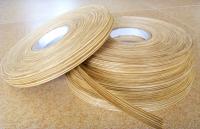 China Natural Zebrano Edge Banding Veneer Rolls - 0.50mm Thickness, 200m Length - Crown Cut for Furniture & MDF for sale