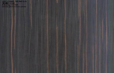 China E.V Ebony Engineered Wood Veneer - Sliced Cut Basswood 640mm Width 0.2-0.6mm Thickness for Furniture for sale