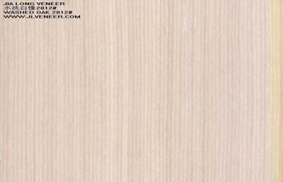 China Washed Engineered Wood White Oak Veneer 2500-3100mm x 640mm with 0.2-0.6mm Thickness Sliced Cut Technology for sale