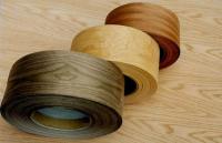 China Brown Paper Backed Veneer Sheets 0.25mm Thickness 2000mm Length Plywood Birch Veneer Tape for sale