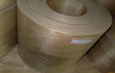 China 0.25mm Natural Paper Backed Walnut Veneer Roll - Sliced Cut 2000mm Length 120mm Width for sale