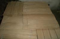 China Engineered Ash Hardwood Veneer Flooring 0.5mm Thickness 133x930mm Brown Inlay Sheets for Furniture for sale