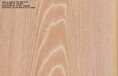 China Washed Oak Veneer Sheets 2500-3100mm x 640mm x 0.2-0.6mm Engineered Wood Flooring with Basswood Backing for sale