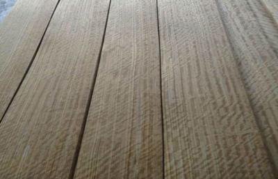 China African Teak Quarter Cut Veneer 0.45mm Thickness with Mineral Lineation for Furniture and Flooring for sale