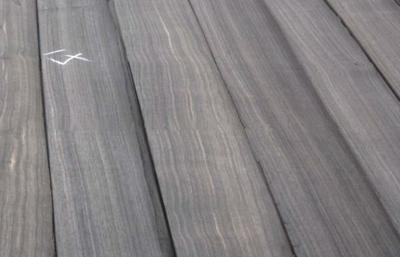 China Macassar Ebony Quarter Cut Veneer 0.45mm Thickness with Black and White Grain for Furniture and Hotel Decoration for sale