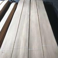 China Smoked White Oak Veneer Sheets 0.5mm Thickness Quarter Cut 2500-3500mm Length for Hotel Furniture Decoration for sale