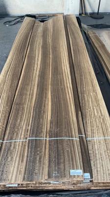 China Smoked Fumed Eucalyptus Wood Quarter Cut Veneer Sheets 0.15-2.0mm Thickness for Furniture and Interior Decoration for sale