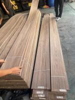 China American Black Walnut Crown Cut Veneer Sheet 0.5mm for Plywood Furniture for sale