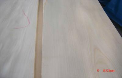 China 0.5mm Thickness Natural White Birch Sliced Veneer for Furniture - 1200-2800mm Length, Crown Cut Grain for sale
