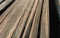 China Natural Ebony Sliced Veneer 0.45mm Thickness A Grade - 1200mm Length, 100mm Width Premium Wood Veneer for sale