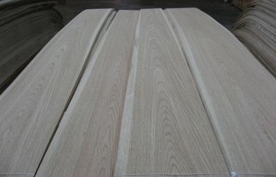 China White Oak Sliced Veneer 0.5mm Thickness High Grade Furniture Grade for sale