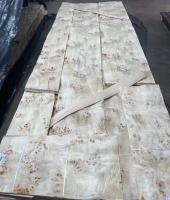 China Natural Sliced Poplar Burl Veneer Sheets A Grade 0.5mm for Furniture Decoration for sale