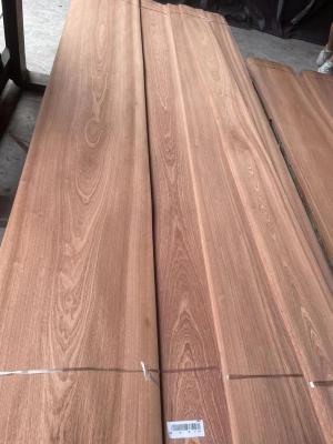 China Sliced Natural Crown Cut Sapelli Veneer Sheet 0.45mm for Plywood for sale