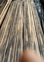 China Natural Sliced Cut Ebony Wood Veneer Sheet 0.5mm Thickness for Plywood Furniture for sale