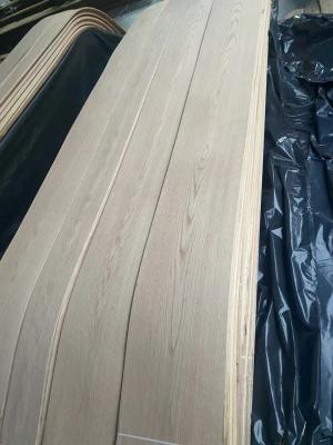 China American White Oak Veneer Sheets Crown Cut 0.5mm for Plywood Furniture for sale