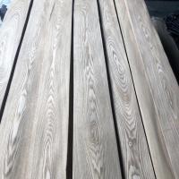 China AAA Grade Natural White Ash Wood Veneer 0.6mm 2500x640mm for Furniture for sale