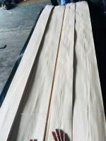 China AAA Grade Ash Wood Veneer 0.6mm 1.5mm Thickness Natural American White Crown Cut for Furniture for sale