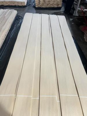 China Jialong AAA Grade Natural White Ash Wood Veneer 0.6mm 2500x640mm for sale