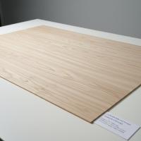 China Natural American White Ash Veneer 2500x640 mm Sanded Polished for Furniture Cabinetry Wall Cladding for sale