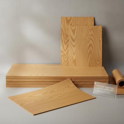 China Smooth Oak Veneer Sheets Crown Cut Plain Cut Grain Width 100mm 640mm Designed for Furniture Panels Wall Cladding and Interior Decoration for sale