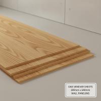 China Width 100mm 640mm Oak Veneer Sheets With Crown Cut Plain Cut Grain Designed for Wall Paneling and Interior Wood Finishes for sale