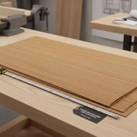 China Straight Grain Pattern Oak Veneer Sheets Sheetwidth Up To 1220mm Thickness 0.2 to 0.6mm Suitable for Cabinetry Doors and Architectural Applications for sale